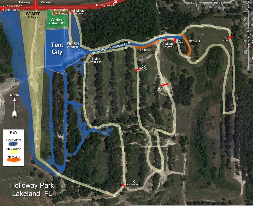 New XC Course in Lakeland, Holloway Park Nears Opening Day